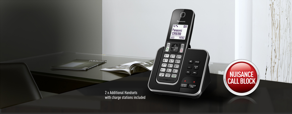 KX-TGD323E Telephones With Triple Handsets - Panasonic UK & Ireland