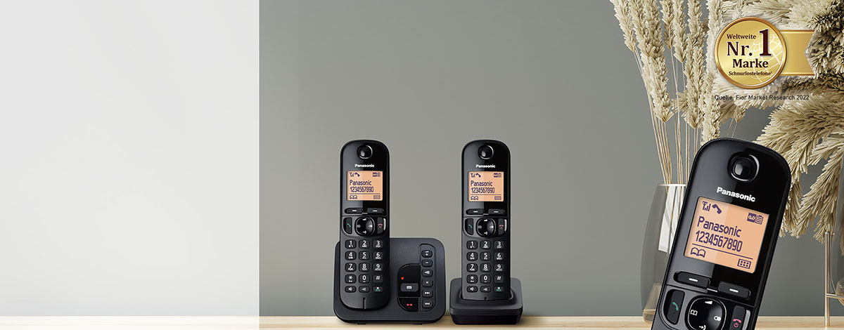 KX-TGC222 | DECT Schnurlostelefon mit AB | Panasonic
