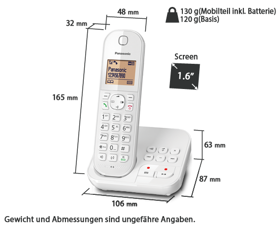 KX-TGC420 | DECT Schnurlostelefon | Panasonic