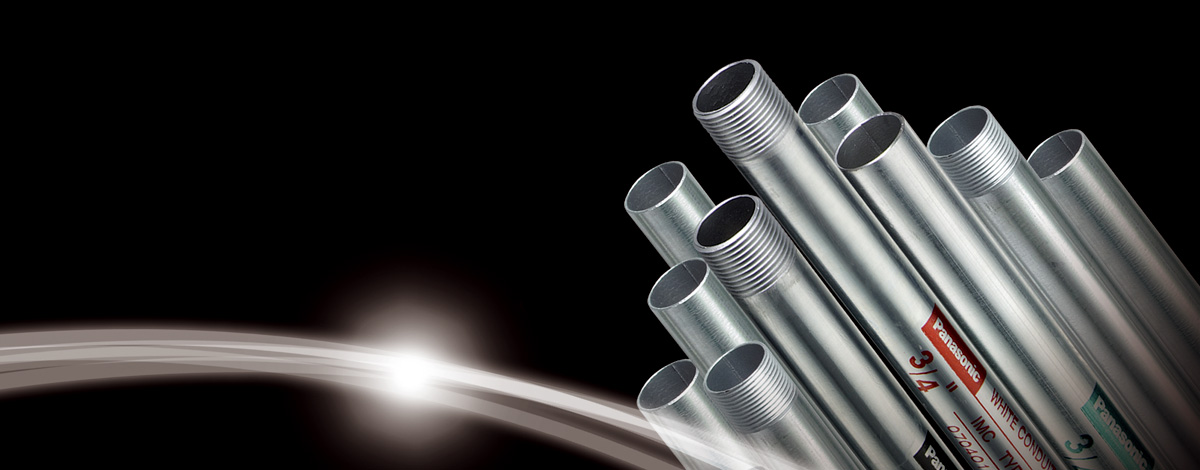White Conduit Pipe (UL/BS) Conduit Pipes - Panasonic Middle East