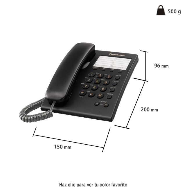 Alámbricos KX-TS550 - Panasonic México