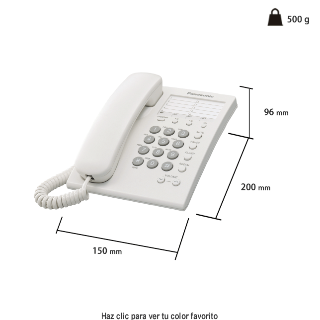 Alámbricos KX-TS550 - Panasonic México