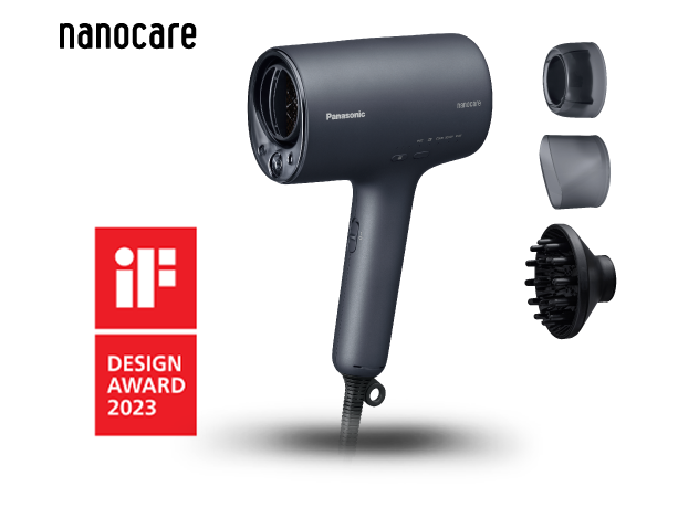 nanocare Hair Dryer NA0J (Navy & Gray) | Panasonic Beauty Malaysia