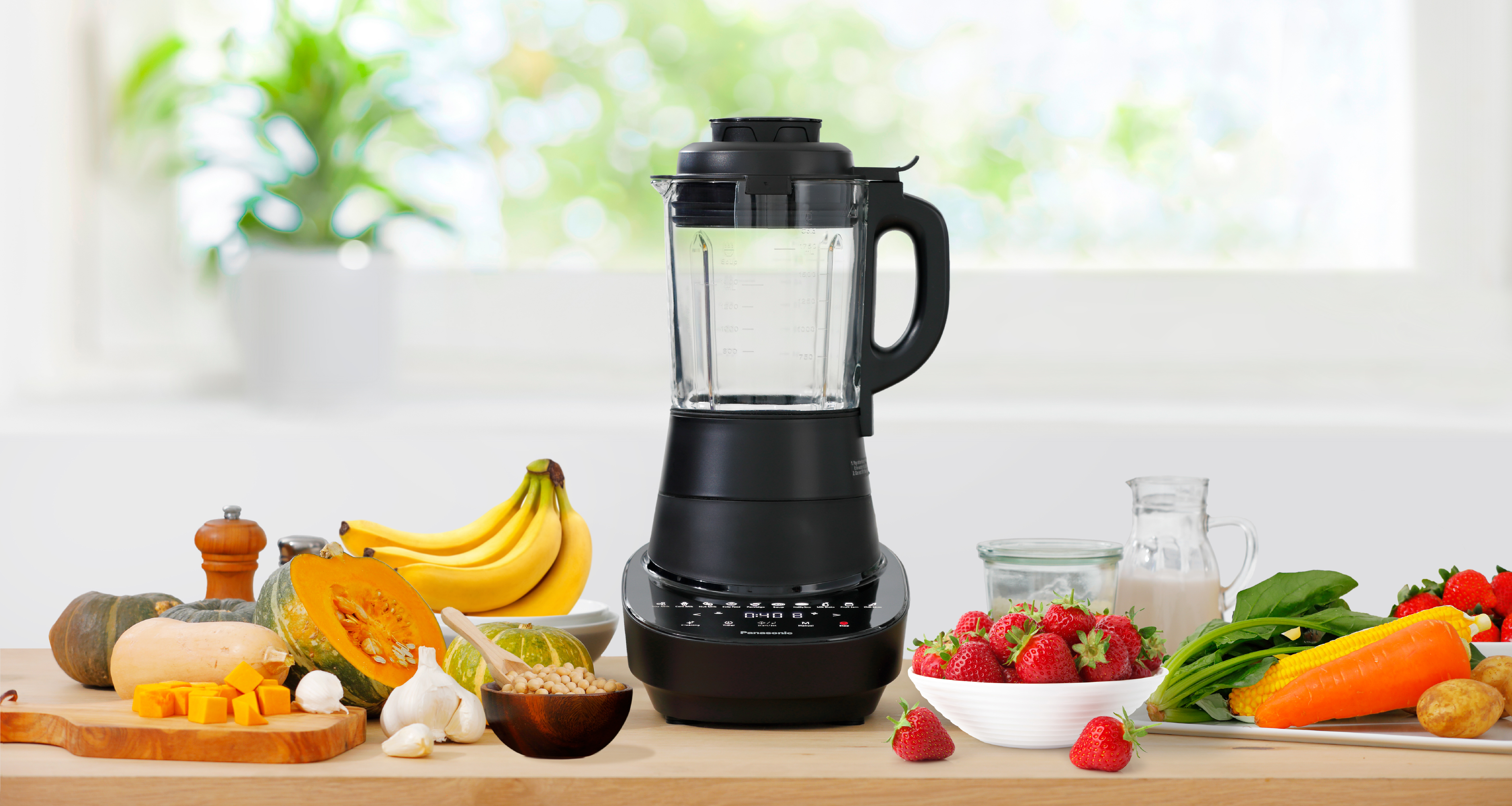 Cooking Blender MX-HG6401 with 10 Auto Heat and Blend Cooking ...