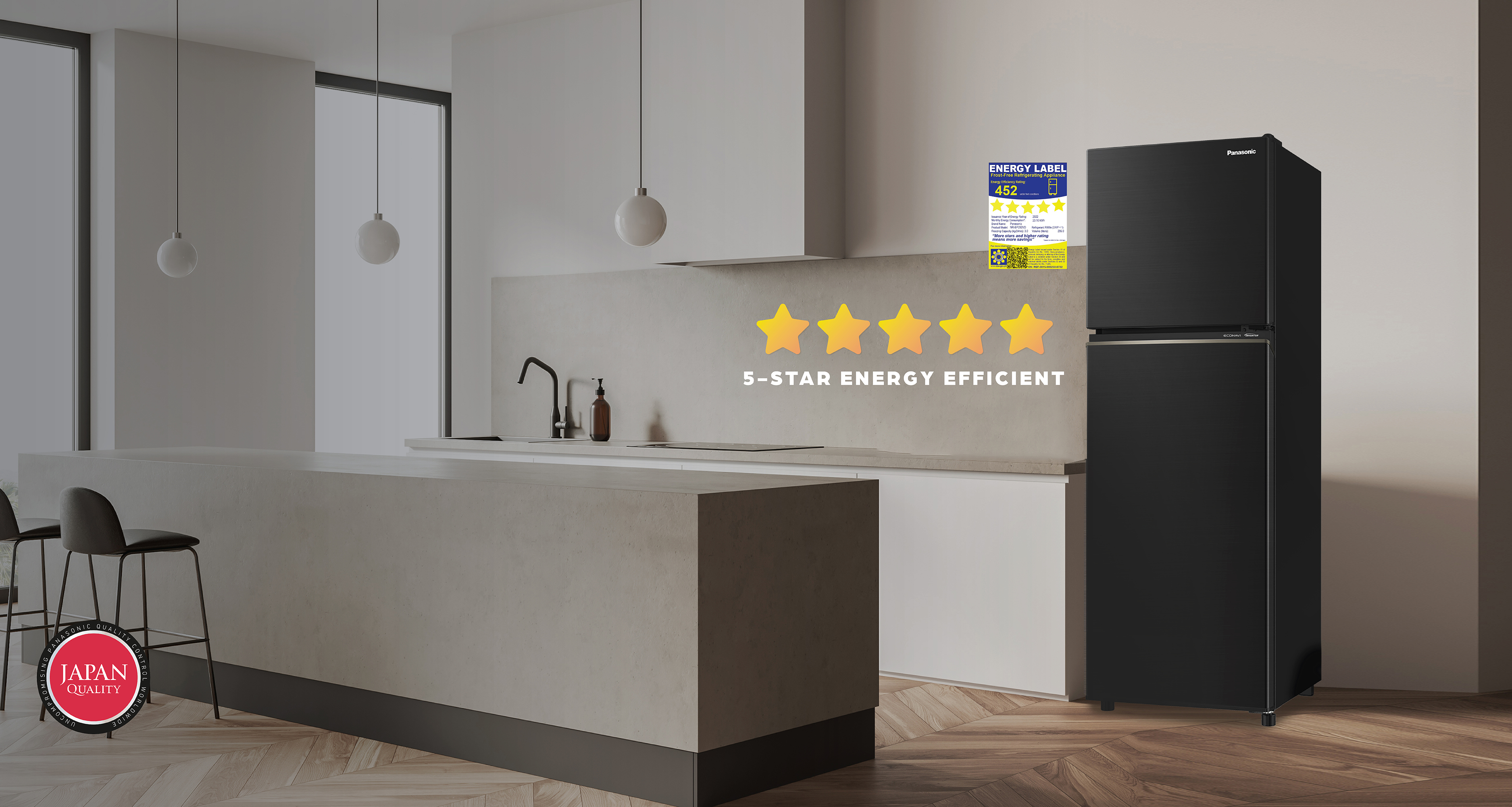 295L 2-Door Top Freezer Fridge NR-BP292VD | Panasonic PH