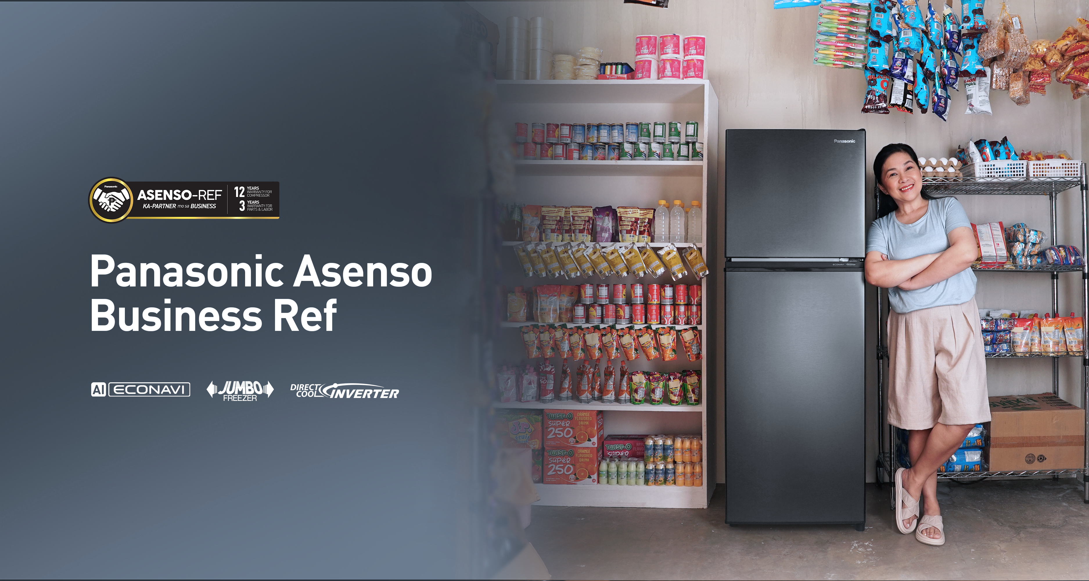 2-Door Top Freezer Refrigerator NR-BQ252VB - Panasonic Philippines