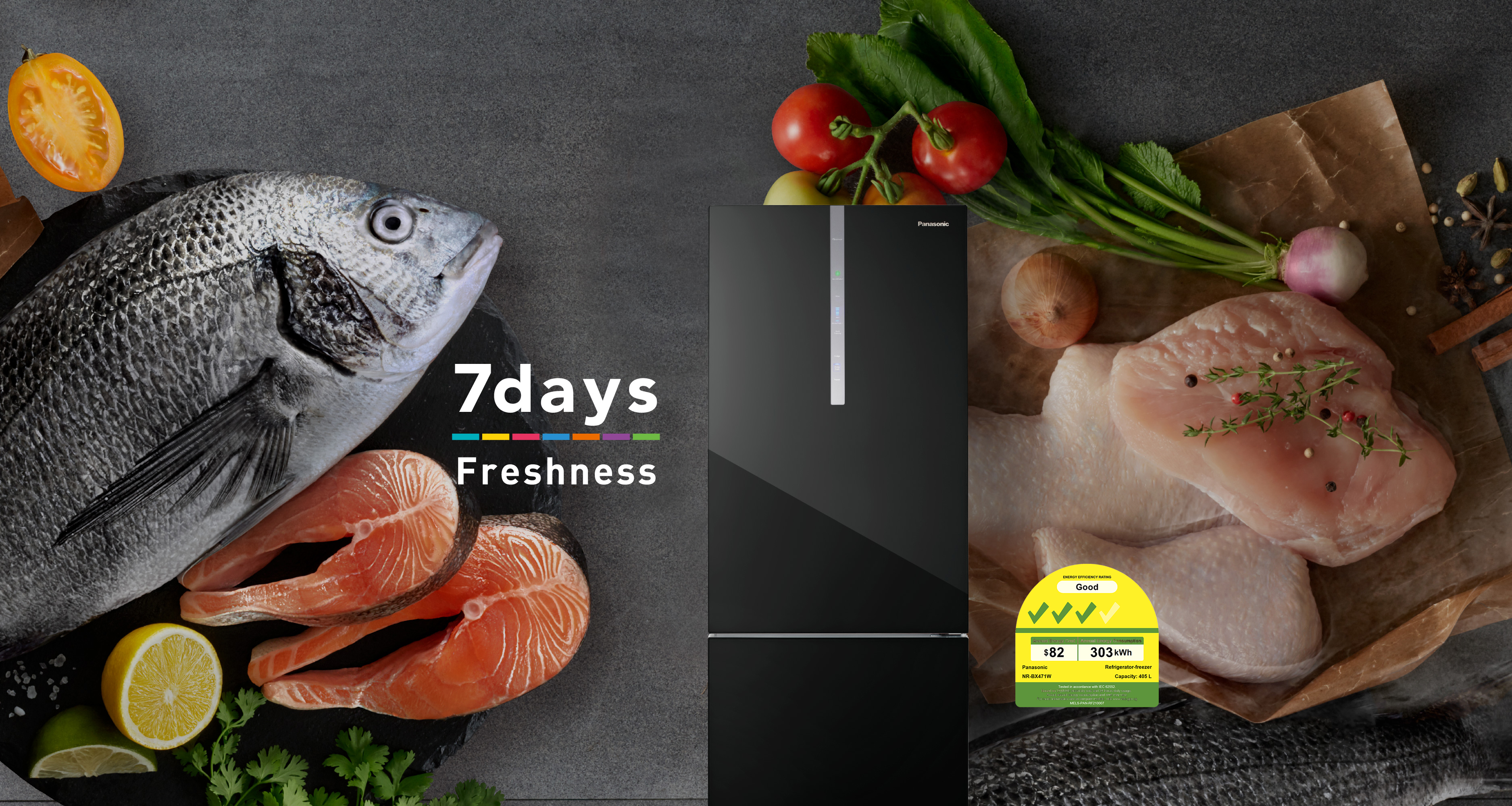 420L 2-Door Bottom Freezer Fridge NR-BX471WGKS |Panasonic SG