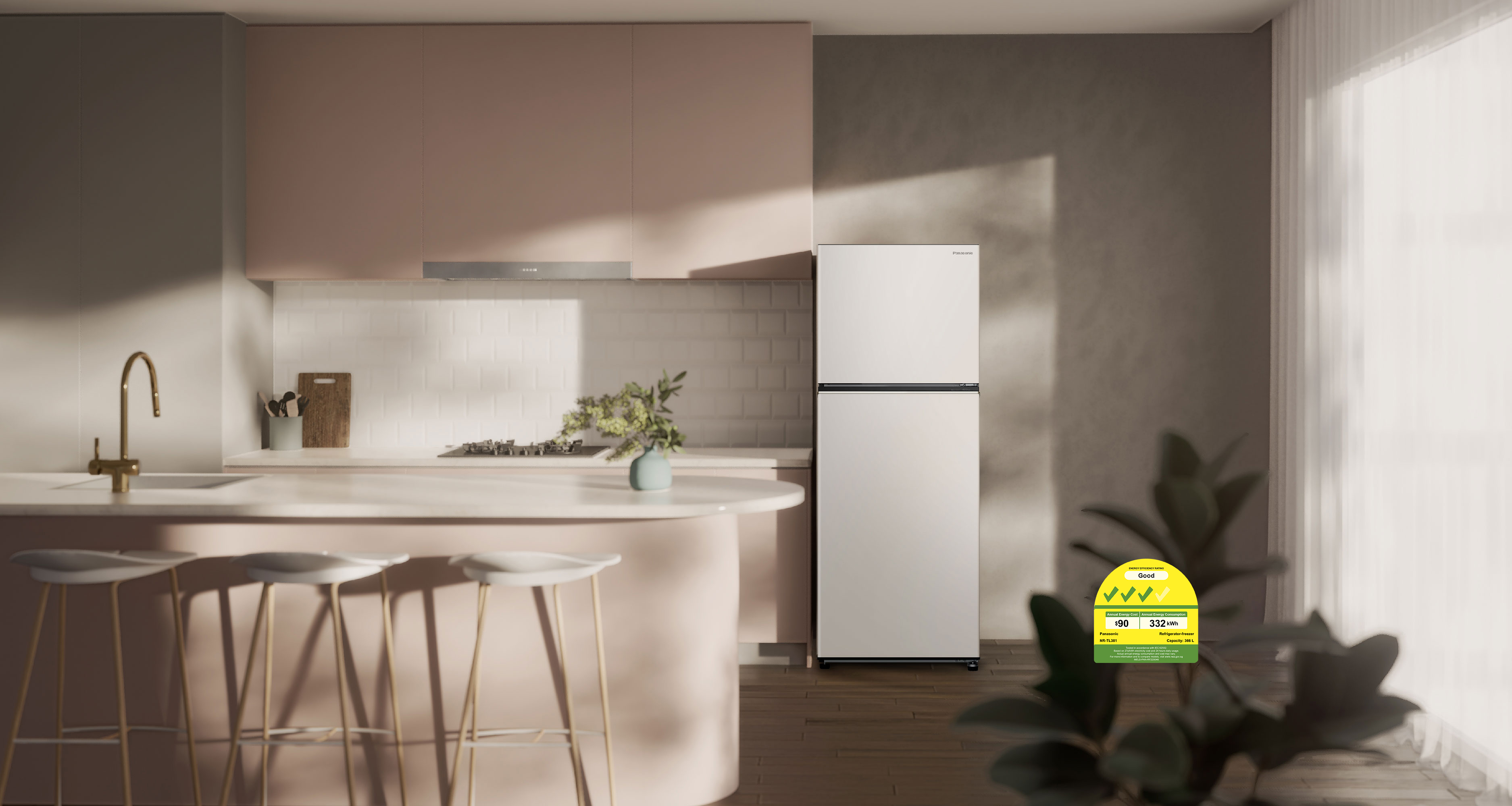 Top Freezer Fridges from Panasonic NR-TL381BWCS - Panasonic Singapore