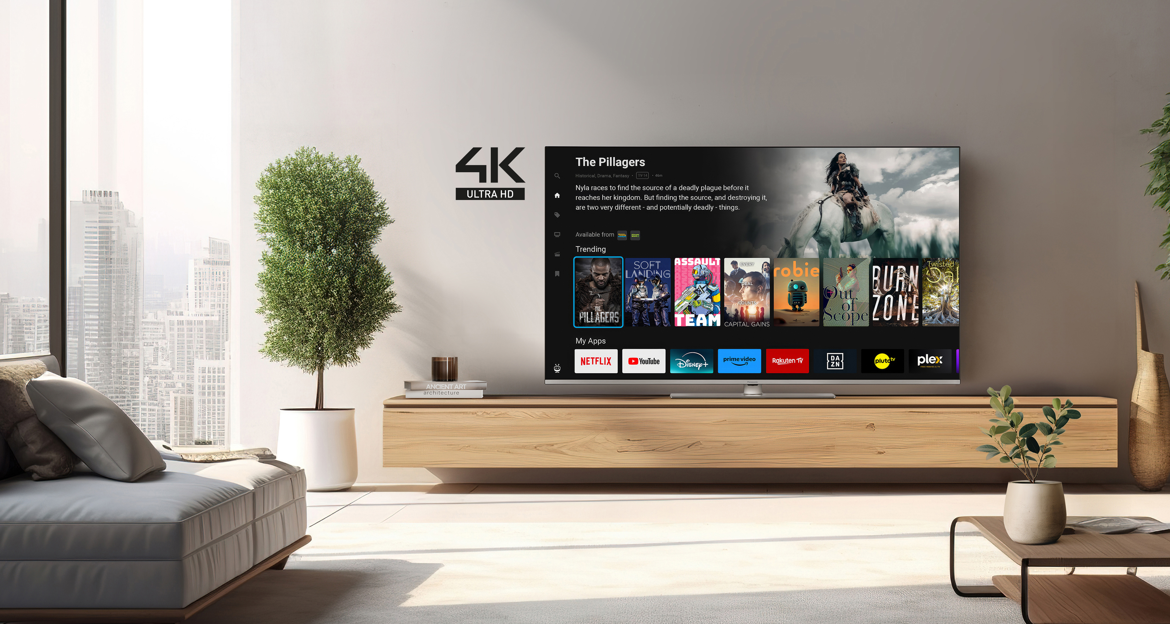 4K LED LCD TB-55W63AE6 - Panasonic Slovenija