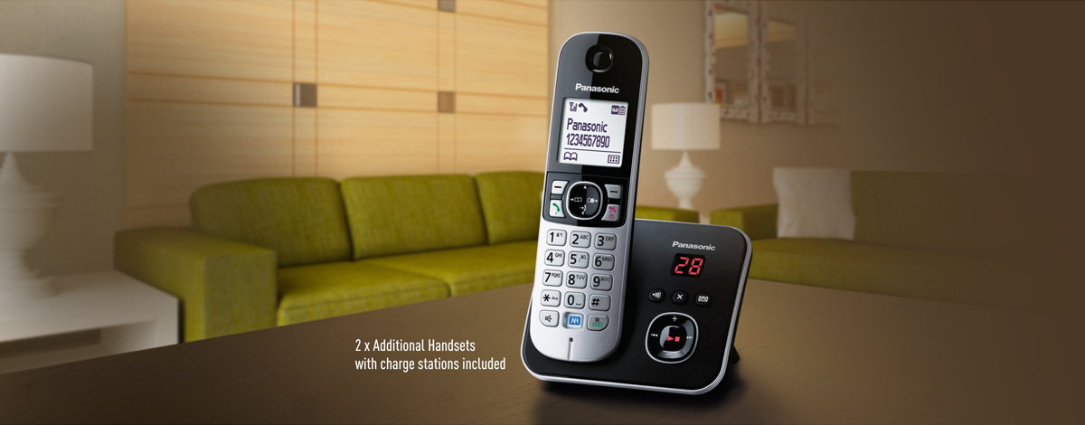 KX-TG6823EB Telephones With Answering Machine - Panasonic