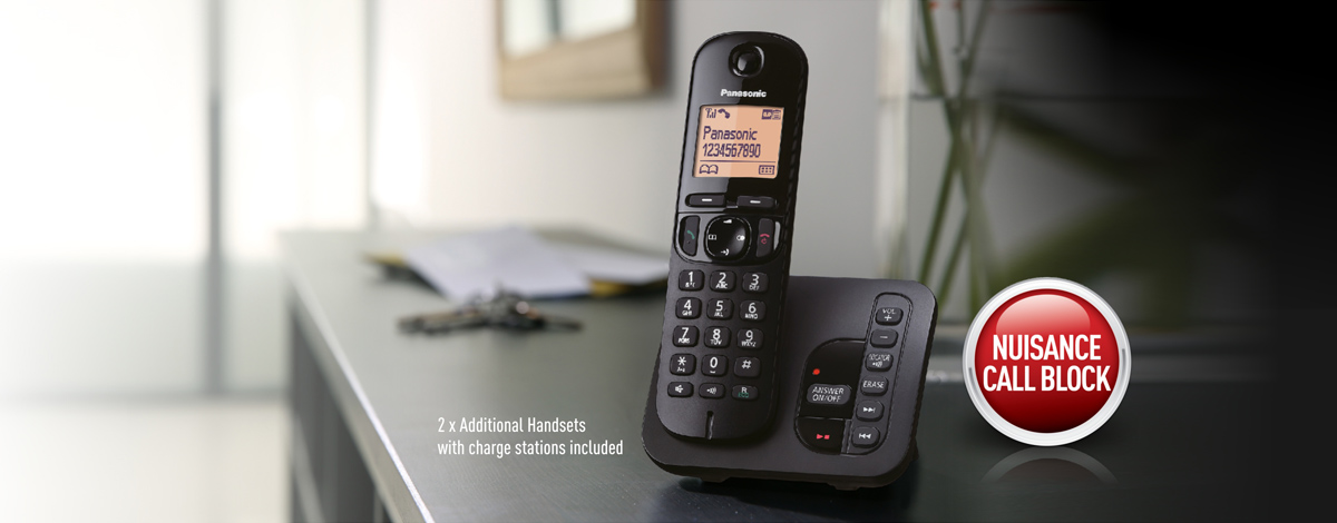 KX-TGC223E Telephones With Triple Handsets - Panasonic UK & Ireland